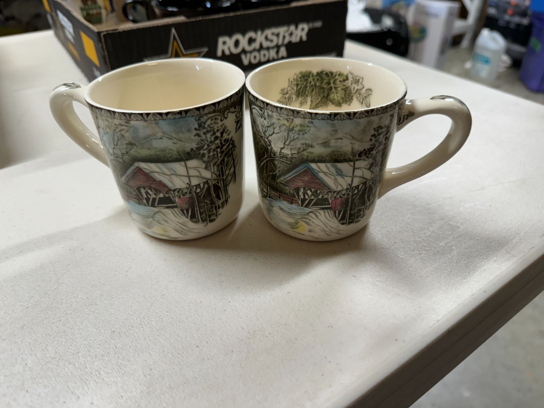 Johnson Brothers collectible mugs