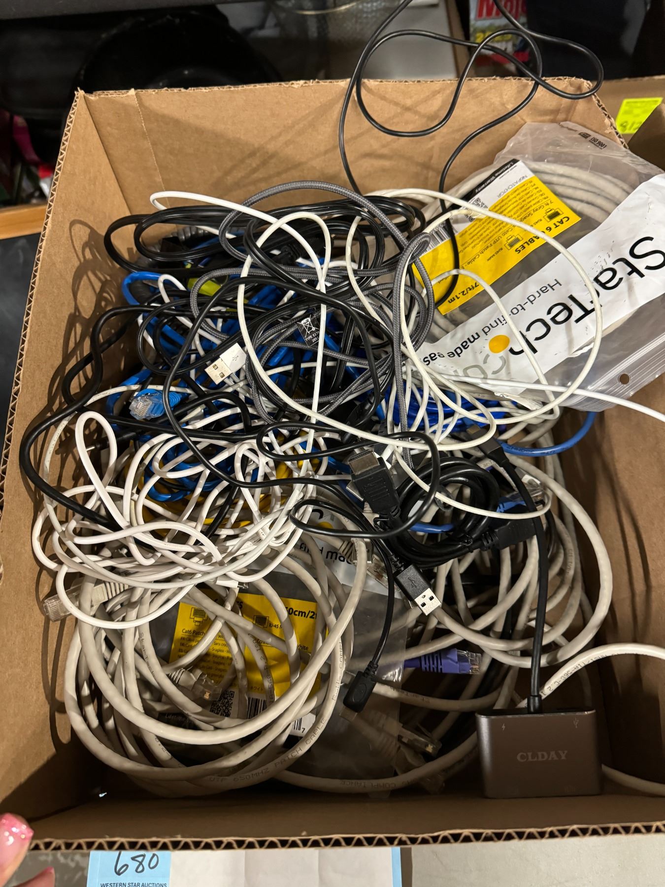 Assorted wires and cords