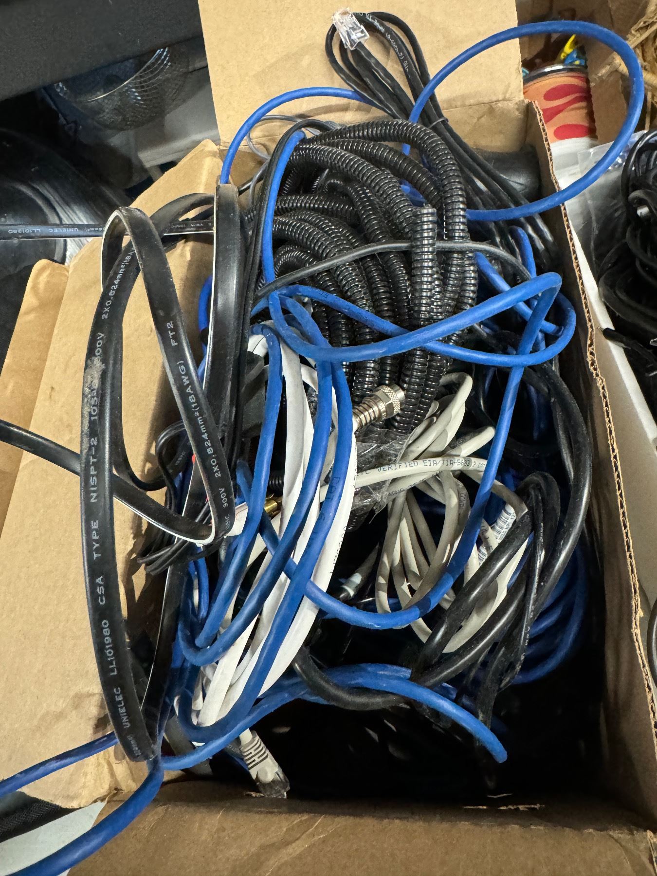 Assorted cords