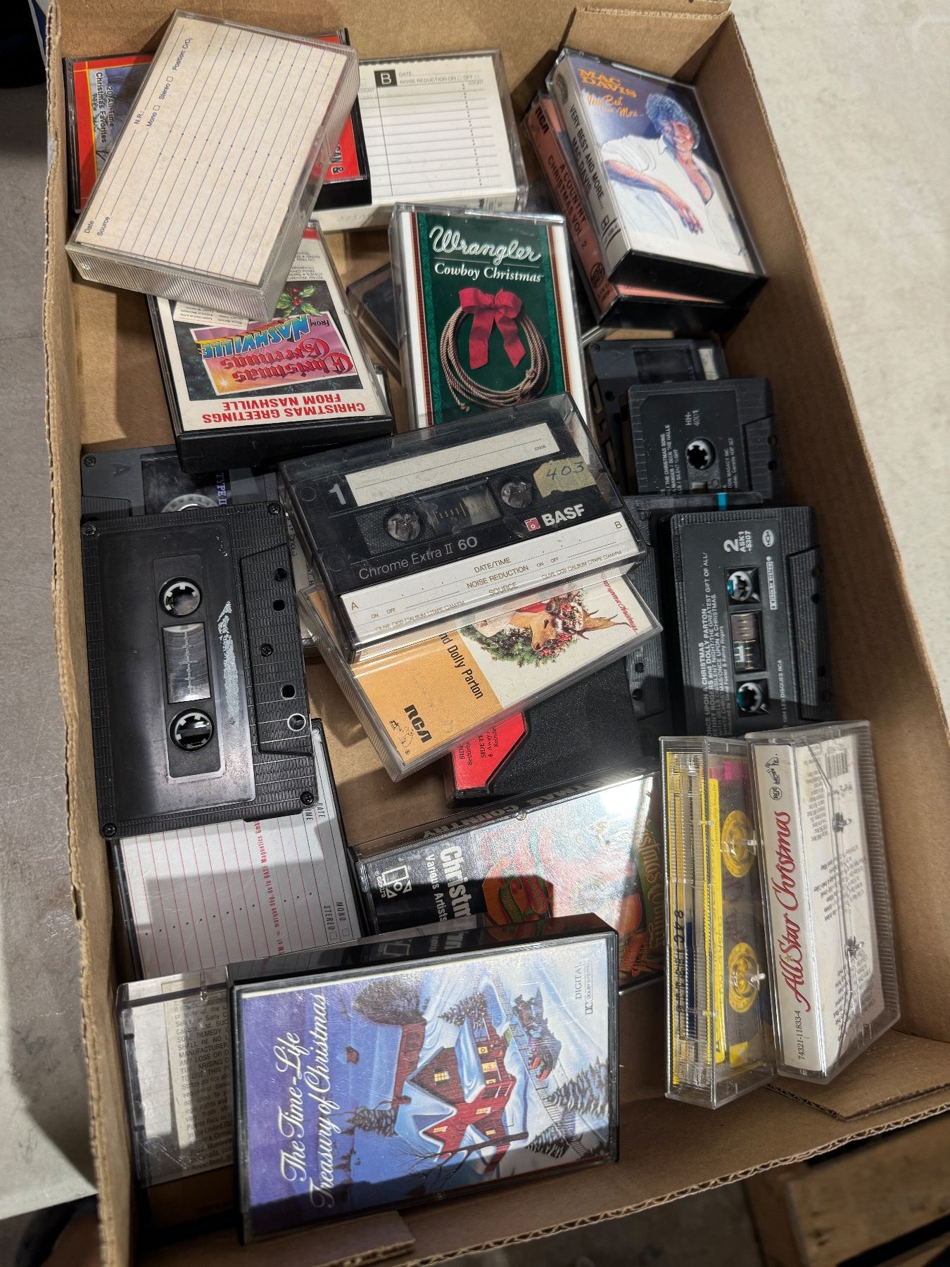 Assorted cassettes