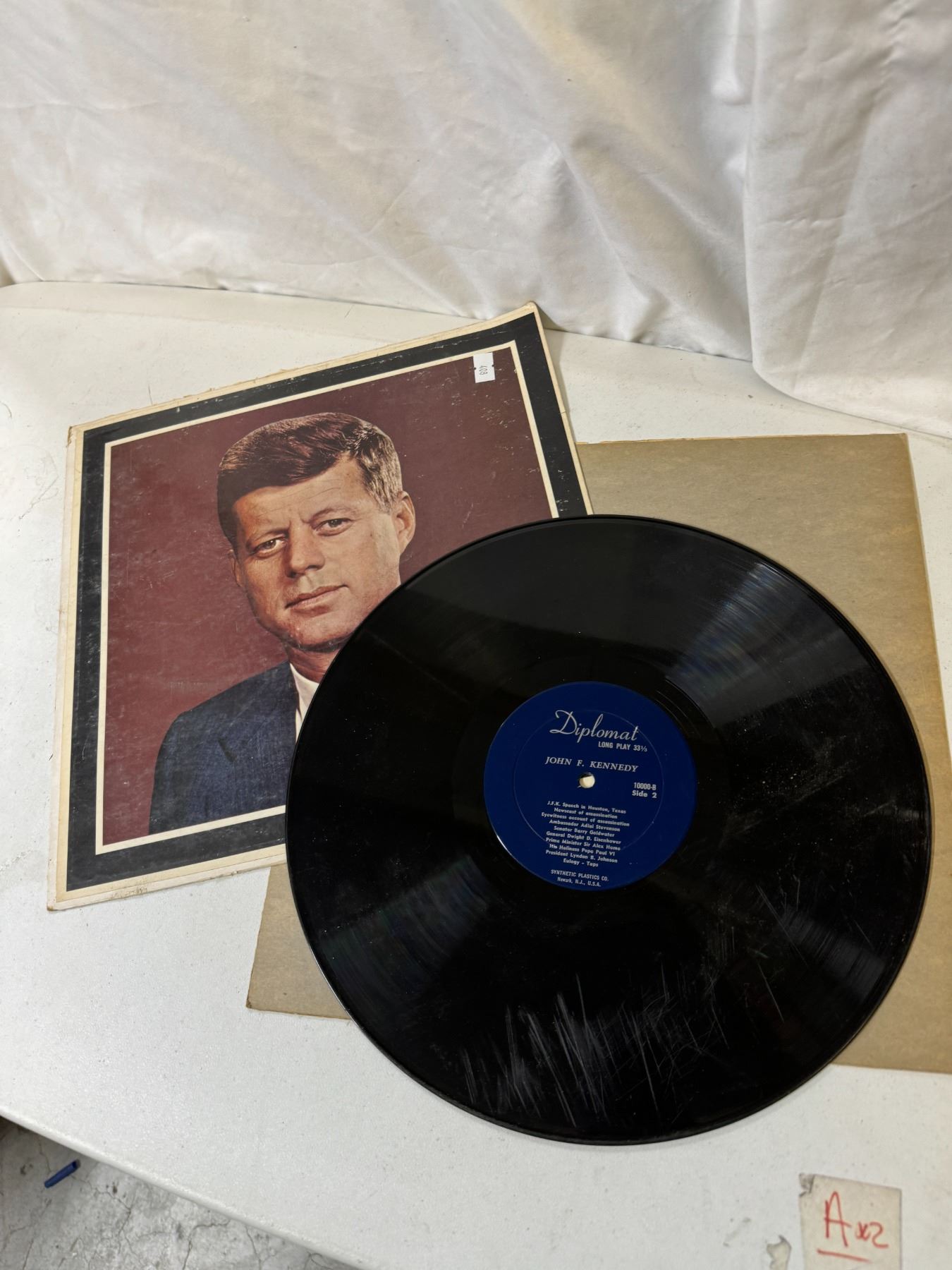 JFK Famous Speeches Vinyl Record condition issues