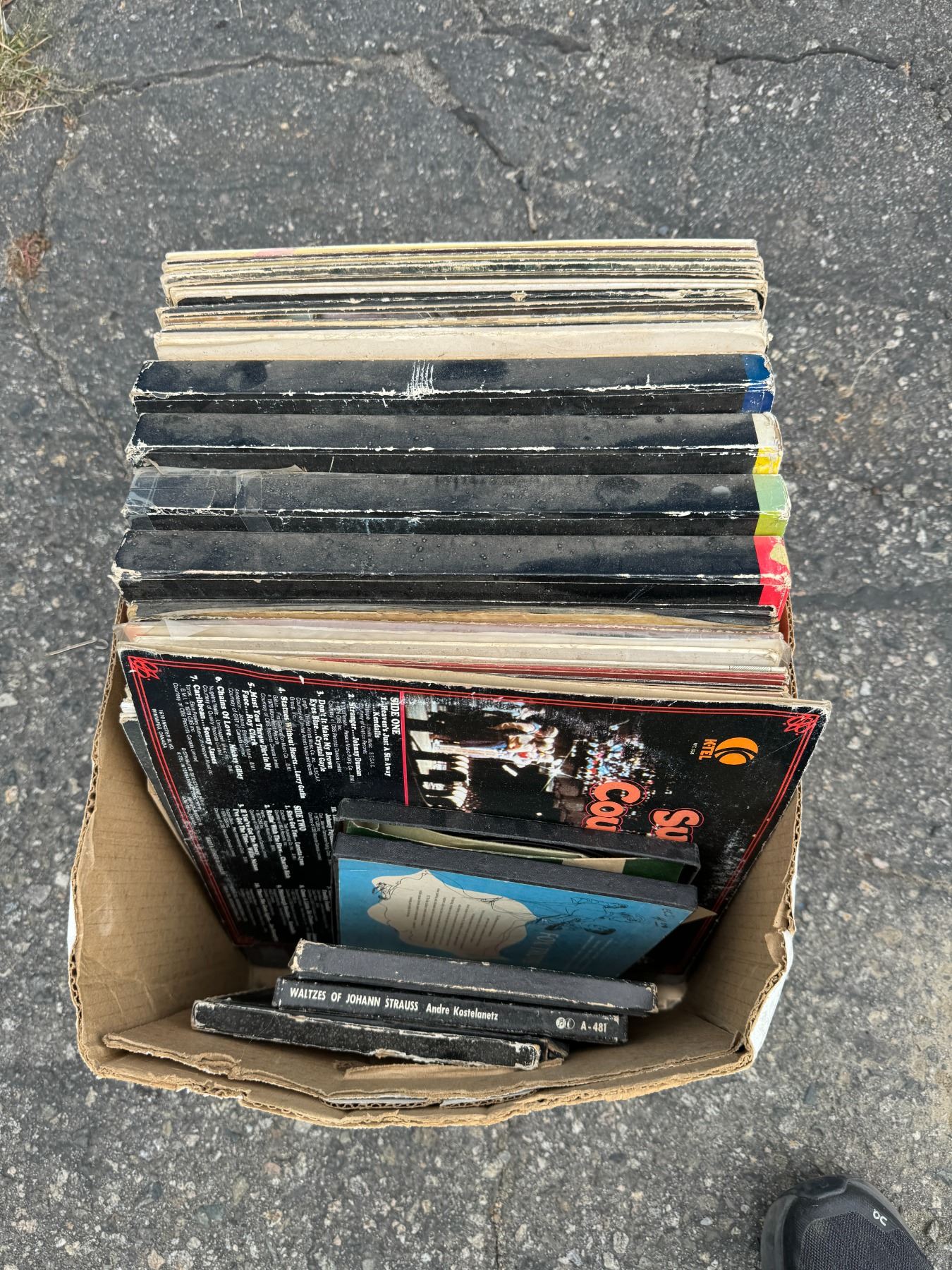 Box of records