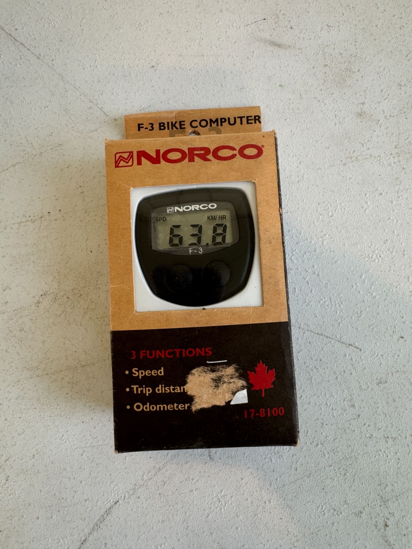 Norco three function bike computer