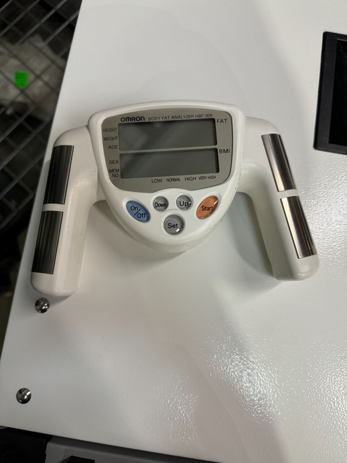 Omron body fat analyzer