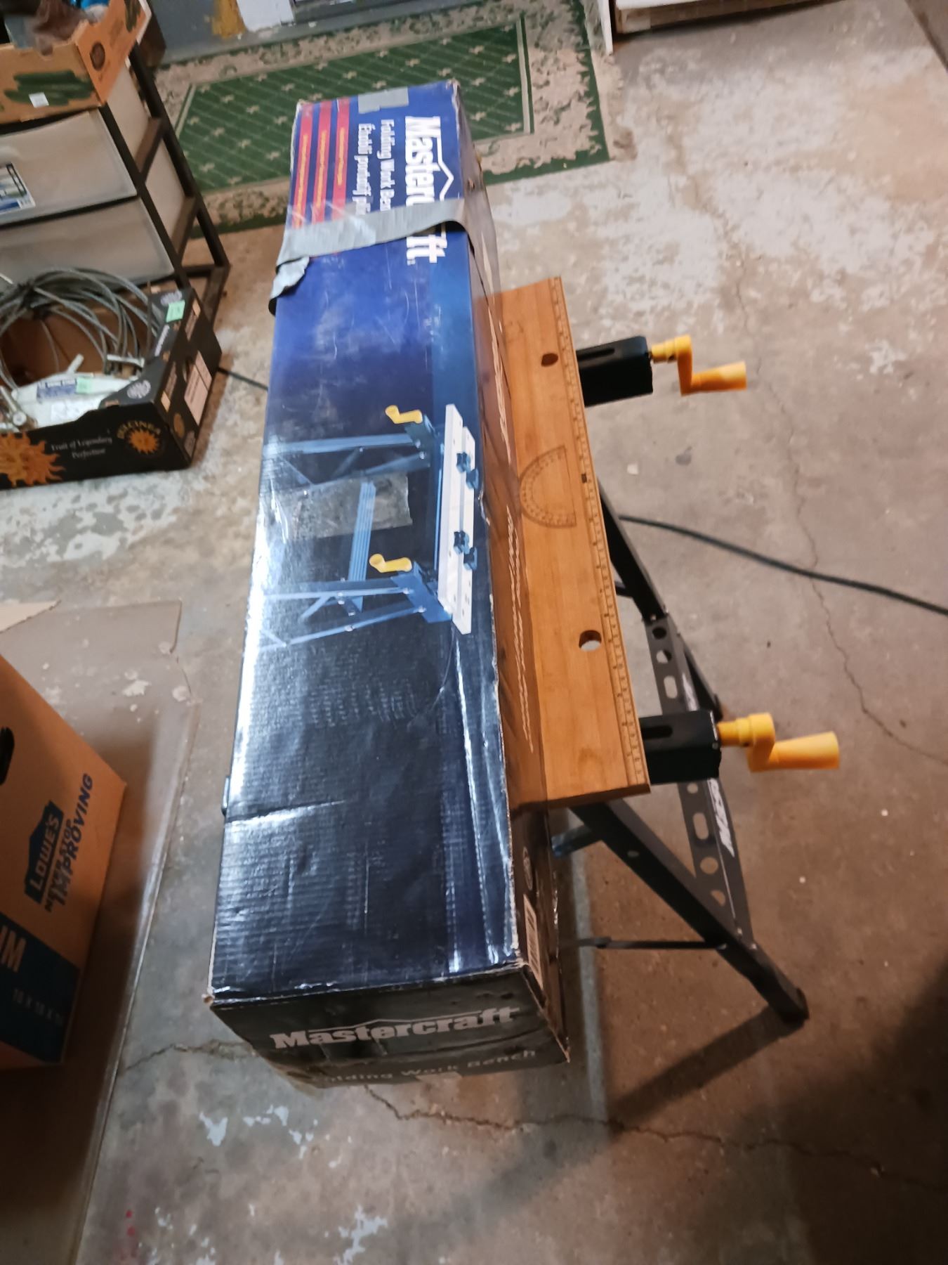 Two Mastercraft Folding Work Bench 24"L 25"W 32"H *Measurement Is Approximate*