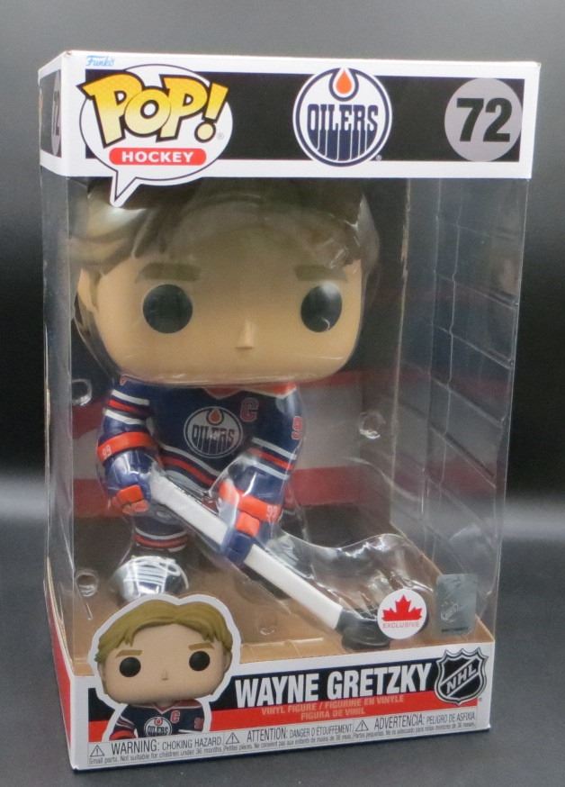 New Funko Pop Jumbo 10" Edmonton Oilers Wayne Gretzky #72