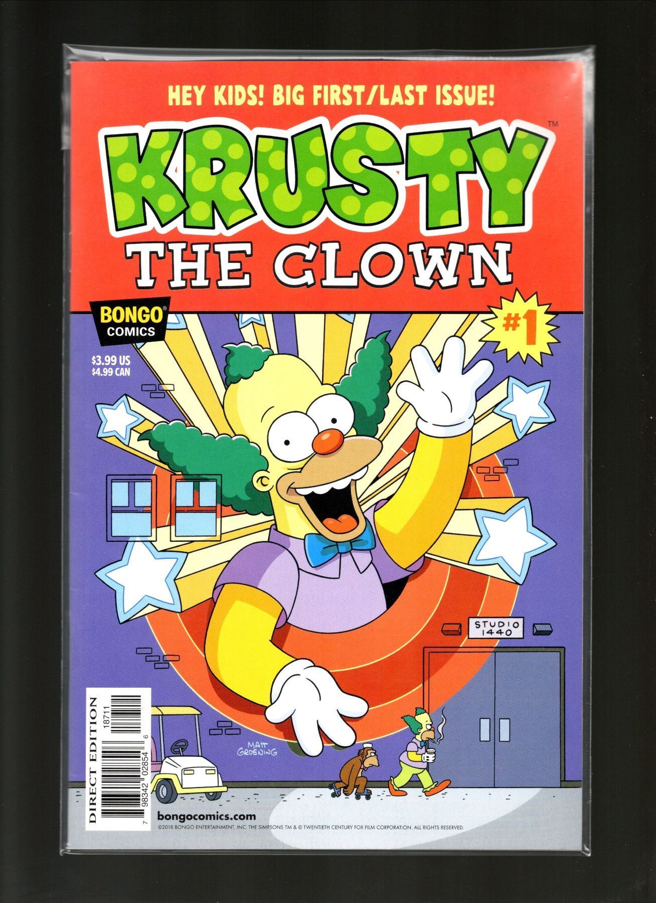 Bongo Comics Krusty The Clown #1 (New Never Read)