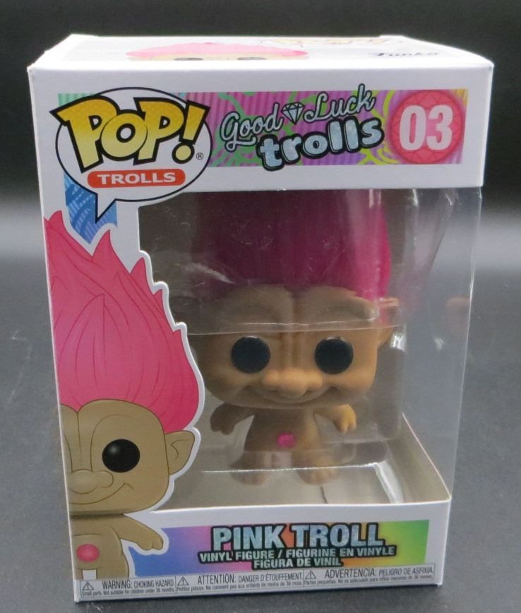 New Funko Pop Trolls Pink Troll #03