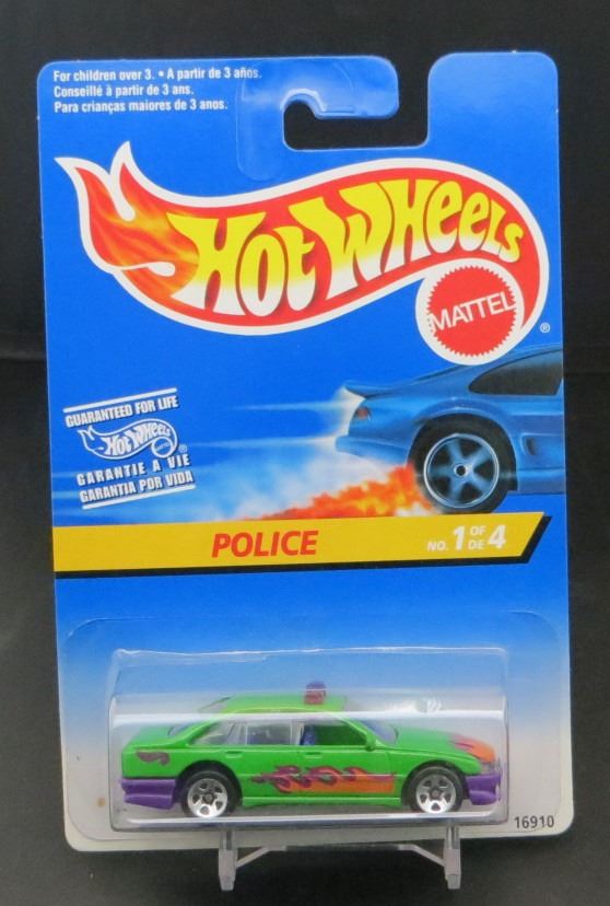 1996 Mattel Hot Wheels Police Car