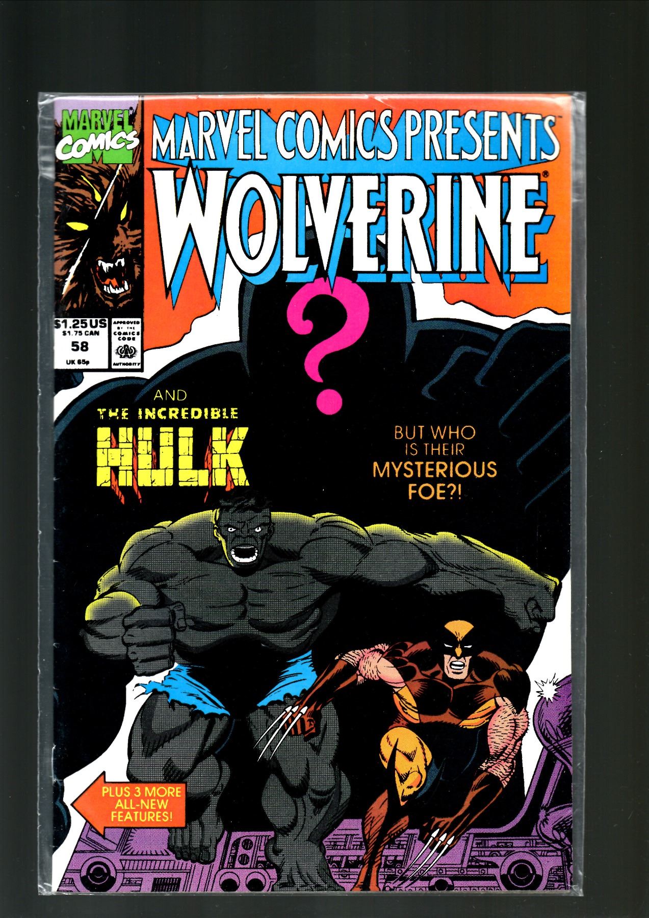 Marvel Comics Presents Wolverine VS. The Incredible Hulk #58