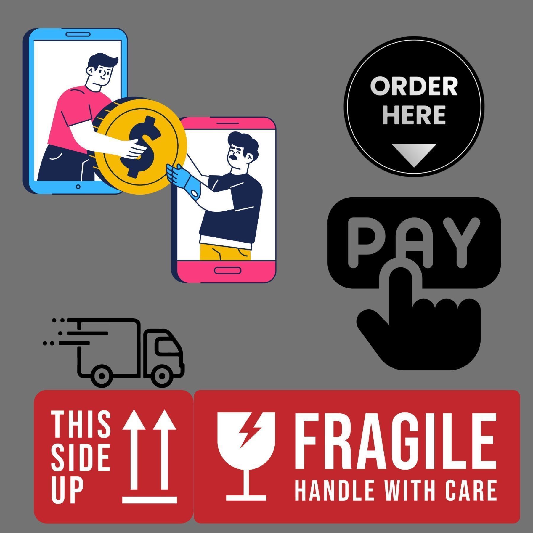 Payment - Pickup - Shipping