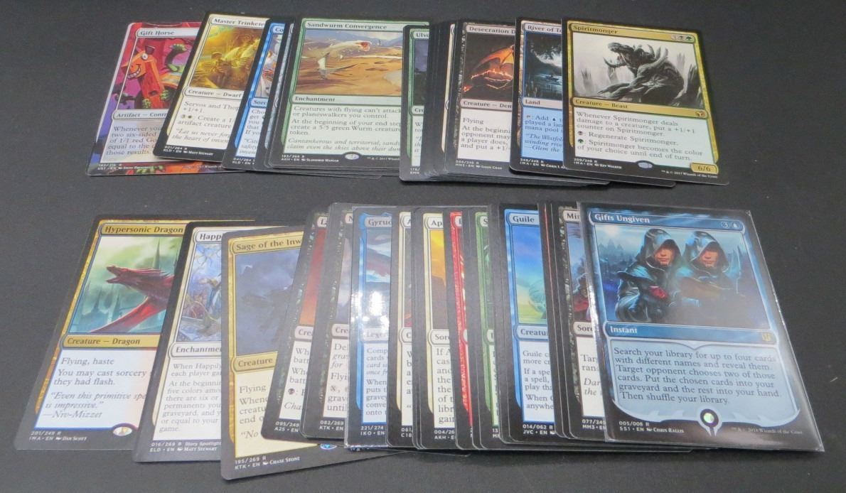 45+ MTG Rare Cards Various Sets & Colors