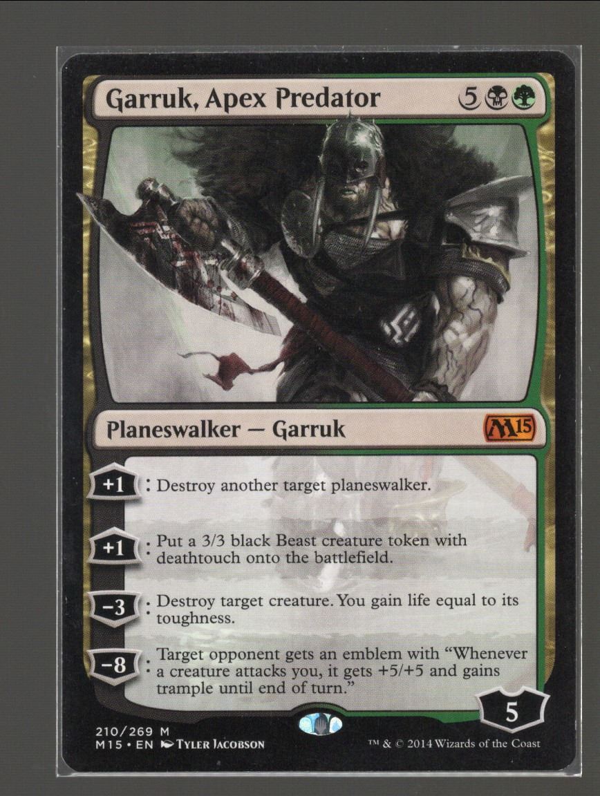 Magic the Gathering Garruk, Apex Predator Magic 2015