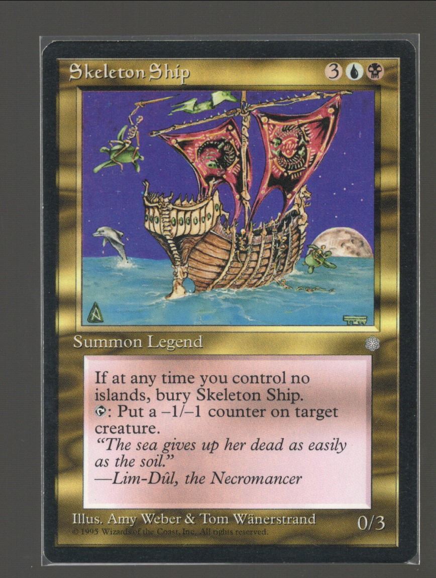 Magic The Gathering Skeleton Ship Ice Age