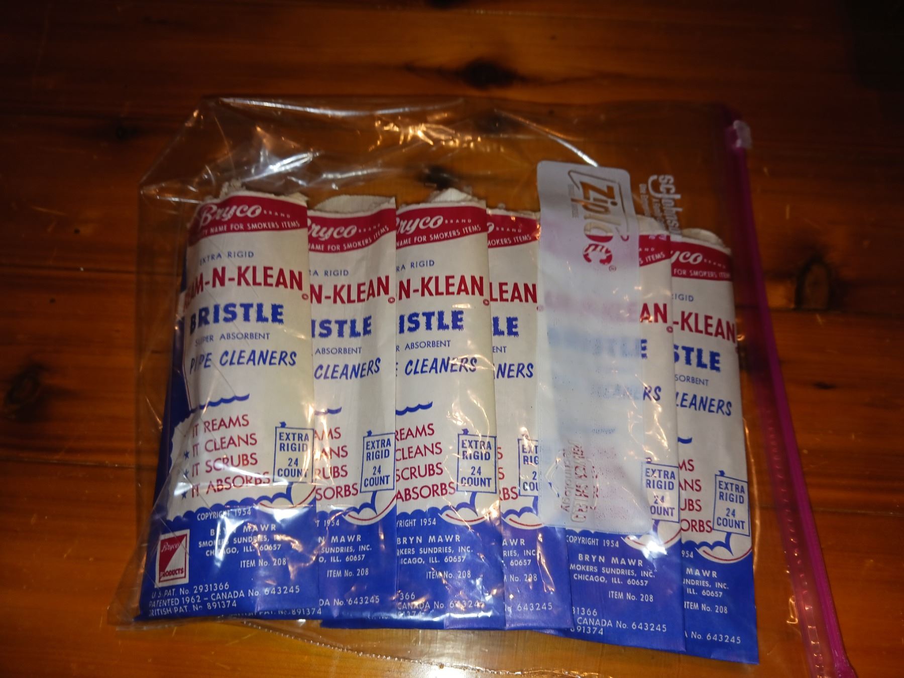 Vintage 1954 (6 Packs) Bryco Extra Rigid Ream-N-Klean Bristle Super ...