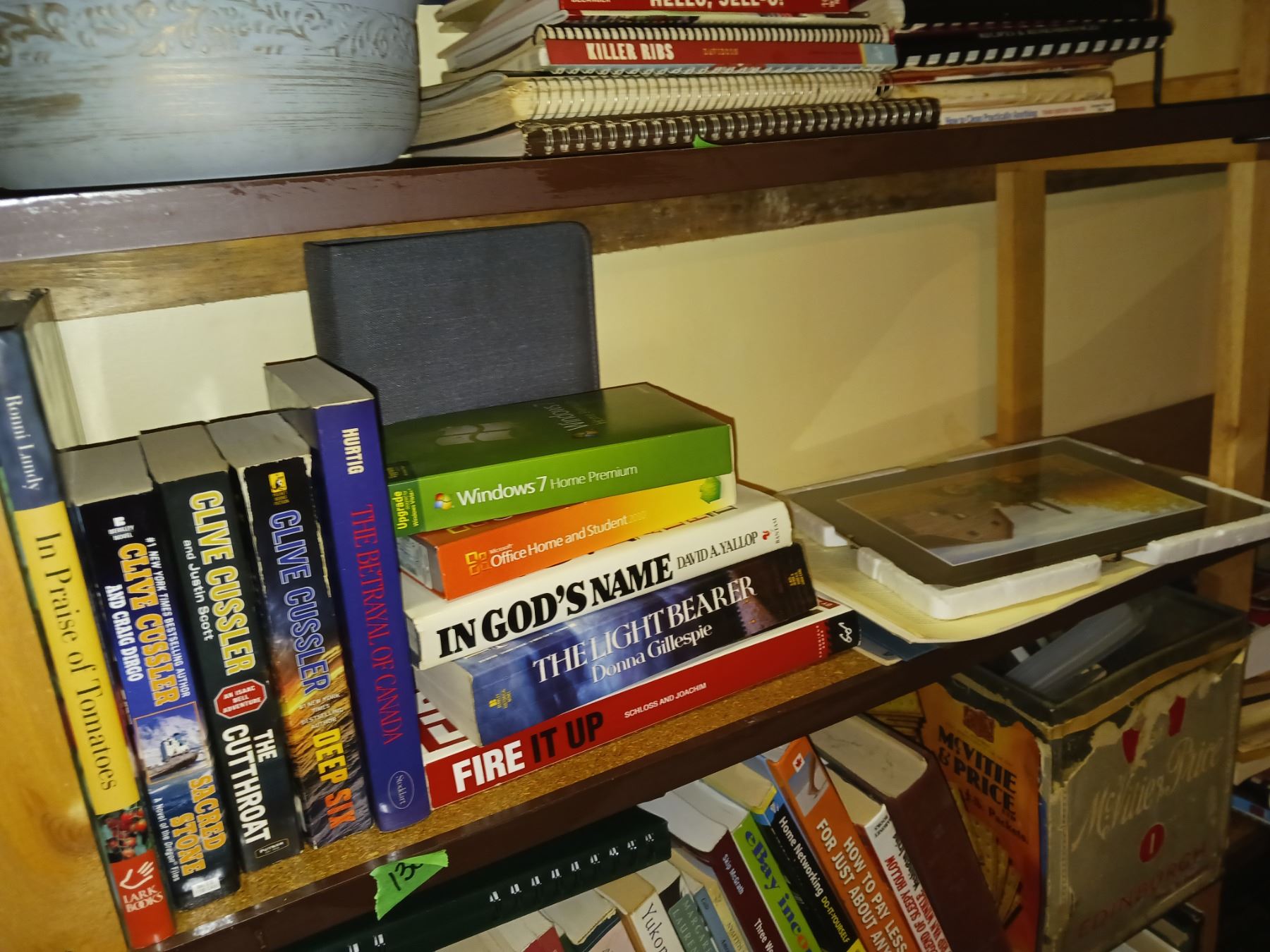 Shelf Of Books - See Photos for Titles + John Deere Print & Canada ...