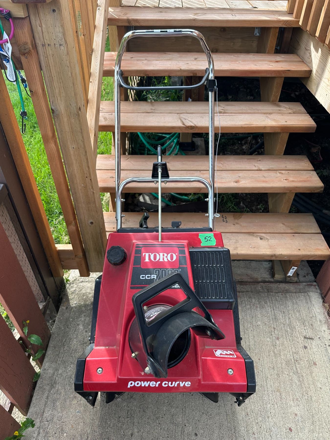 Toro, CCR 2000, Snowblower, 4.5 Horse Power