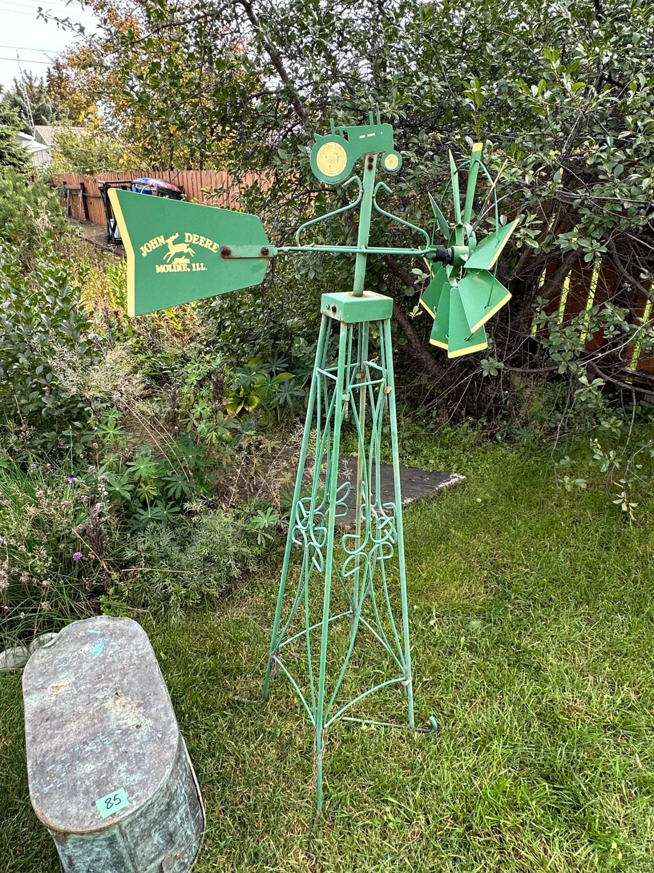 John Deere Freestanding Weather Vane