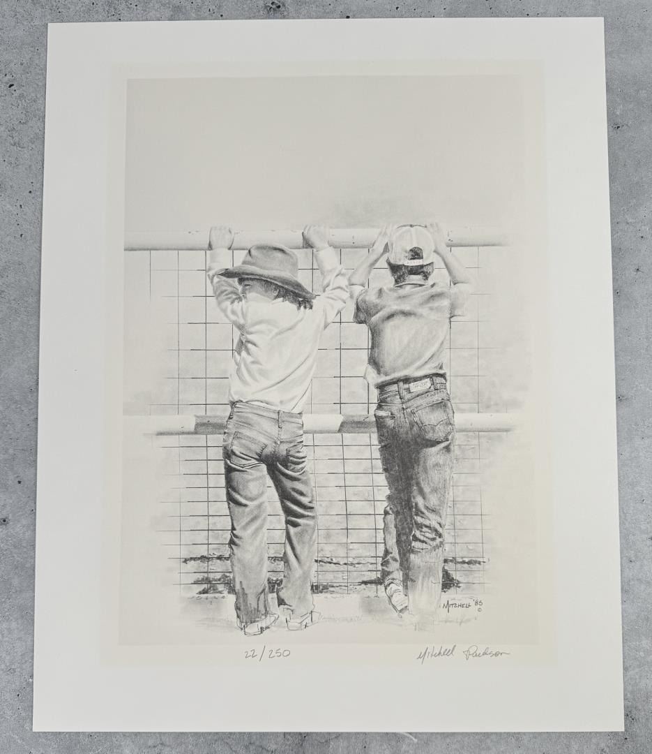 Mitchell Paulson Little Cowboys Print