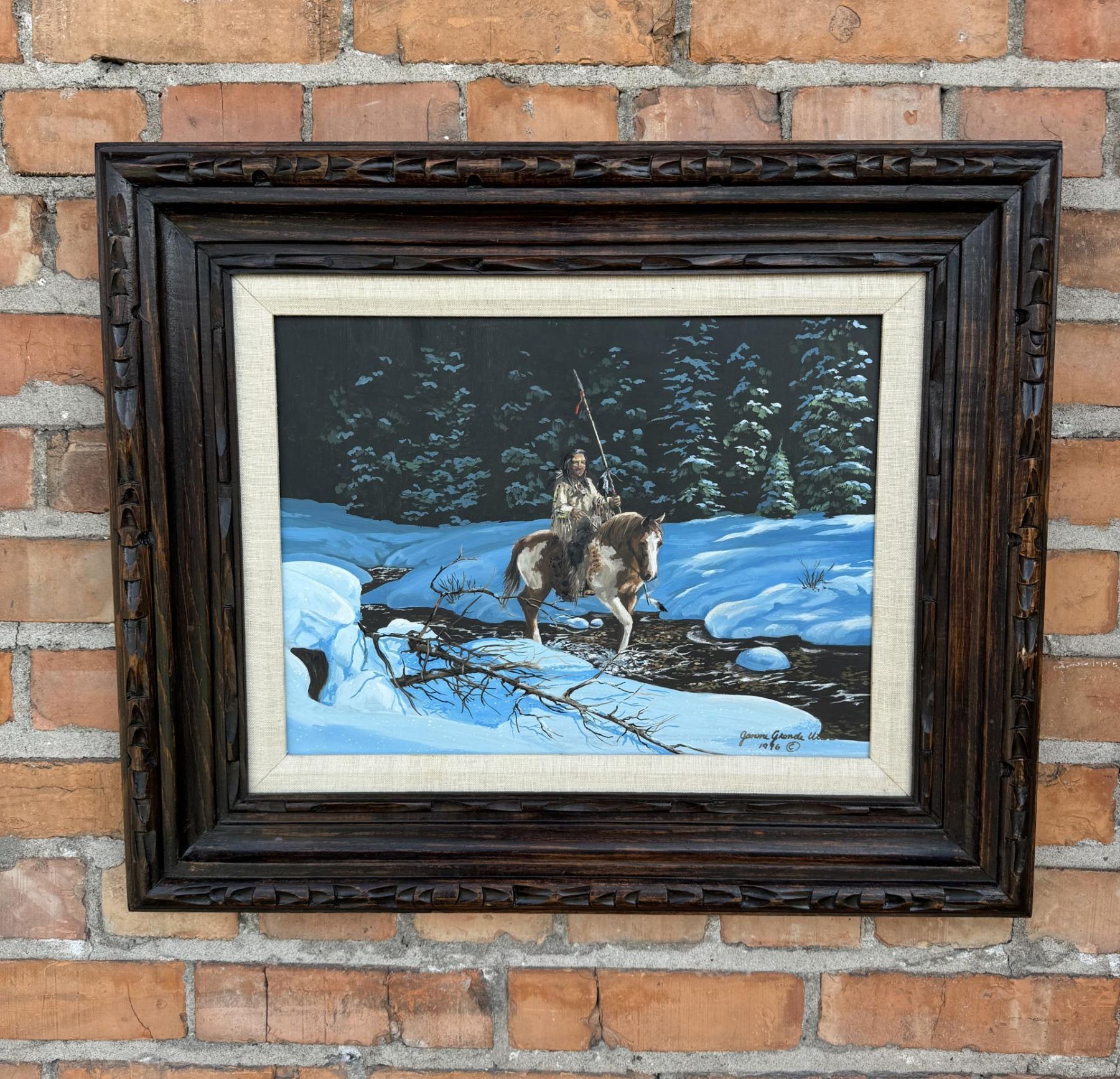 Janene Grende Utter Water Leaves No Trail Painting