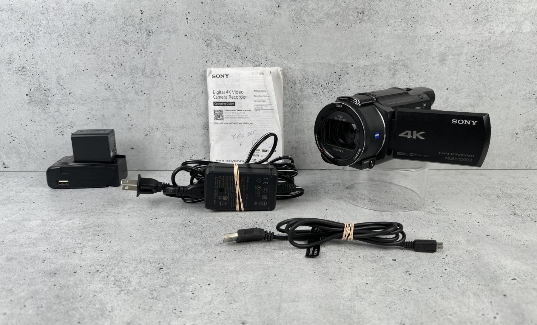 Sony FDR-AX53 Handycam 4k Camcorder