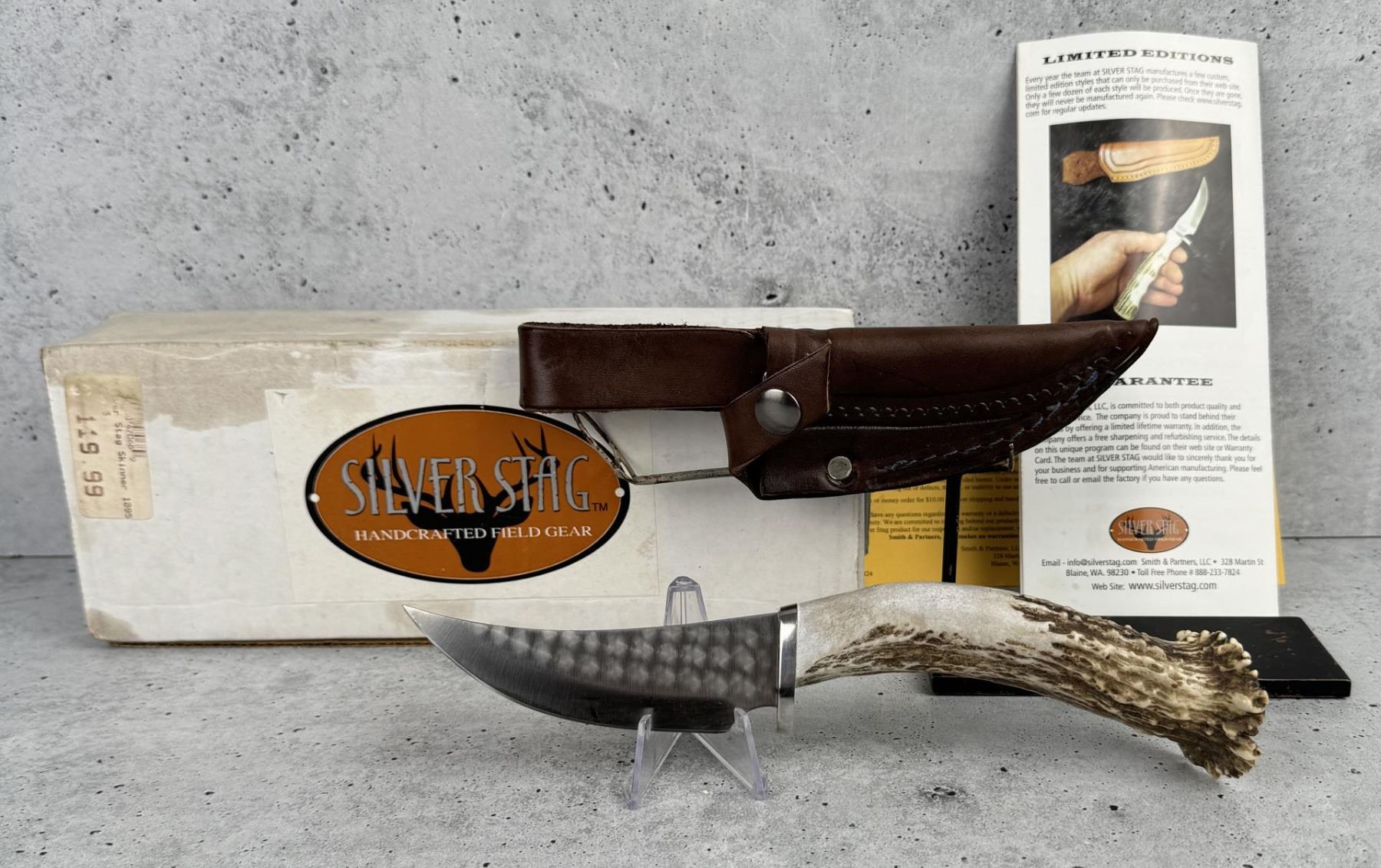 Silver Stag Skinner Knife 1095