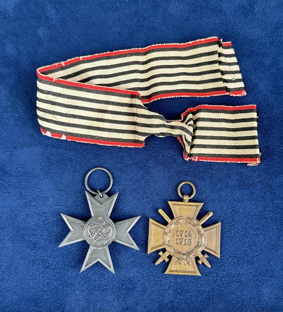 WW1 WWI Prussian German Medals And Ribbon