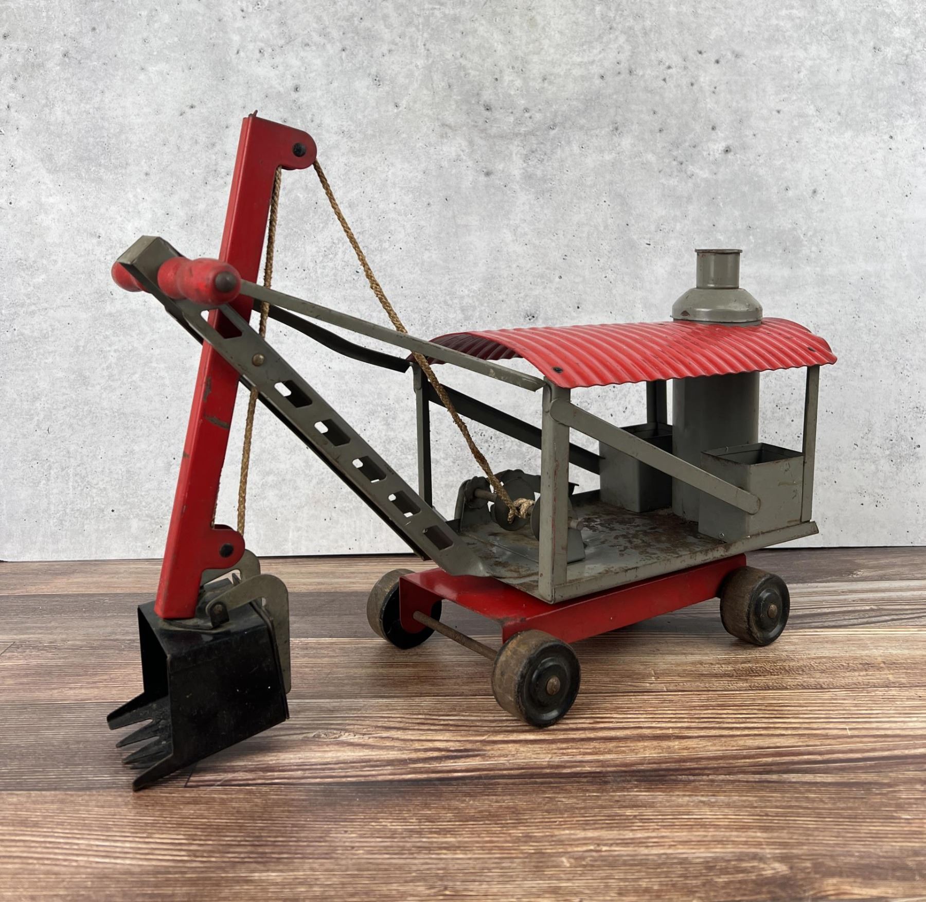 Keystone Ride-Em Steam Shovel Toy