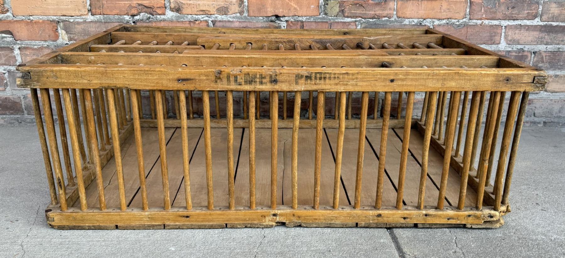 Antique Wood Chicken Poultry Crate