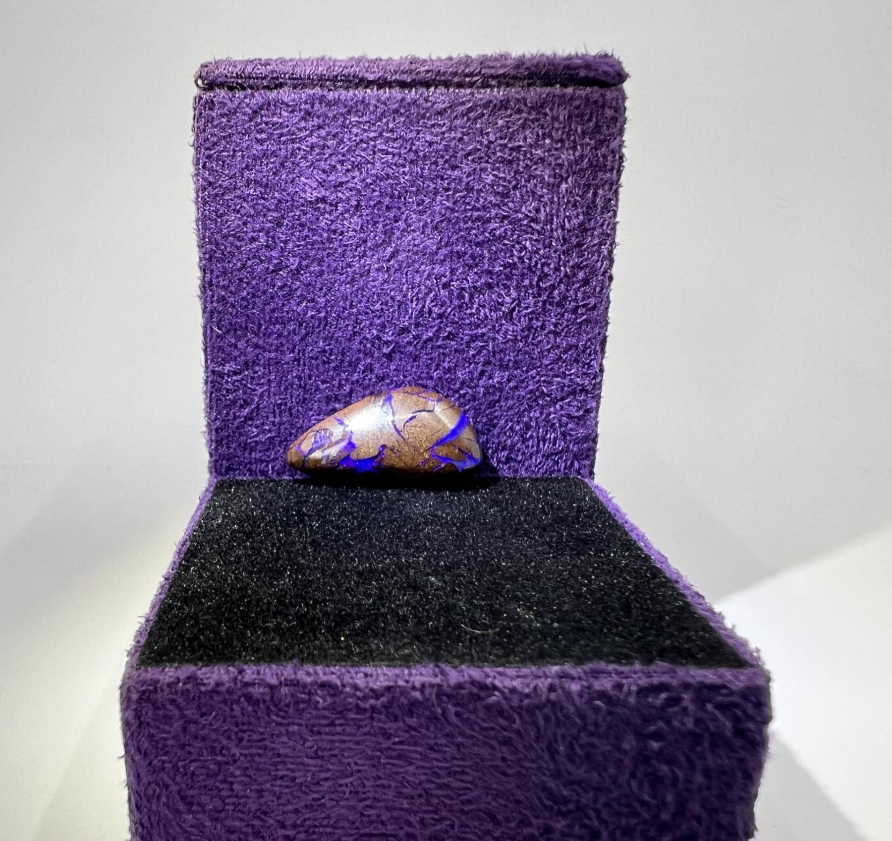7 Carats of Australian Black Boulder Opal