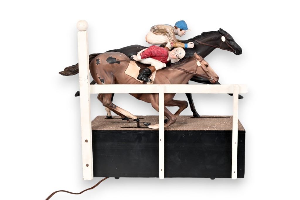 Vintage Horse Racing Animatronic Window Display