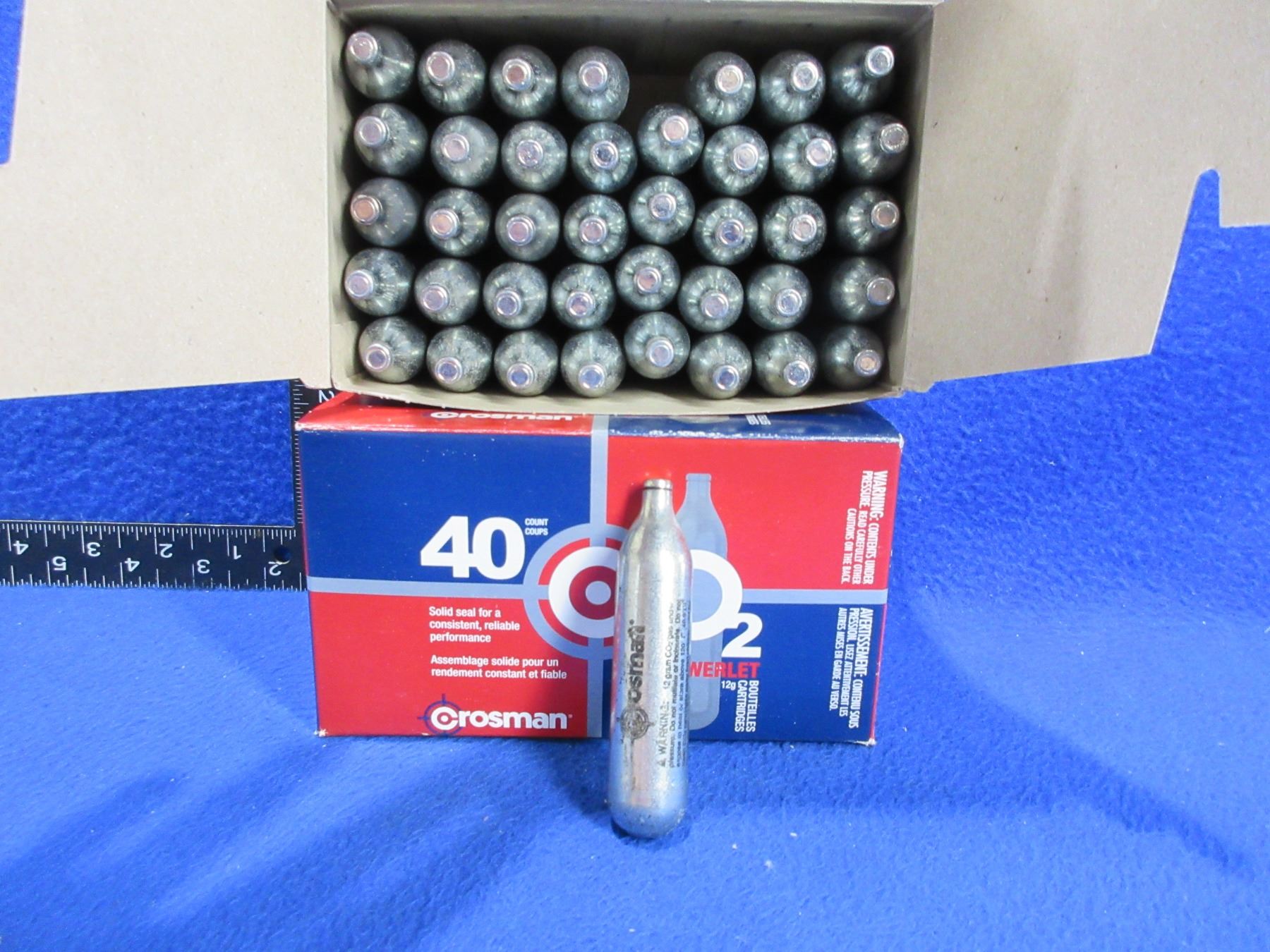 New - Crosman CO2 Powerlet 12 Gram Cartridges