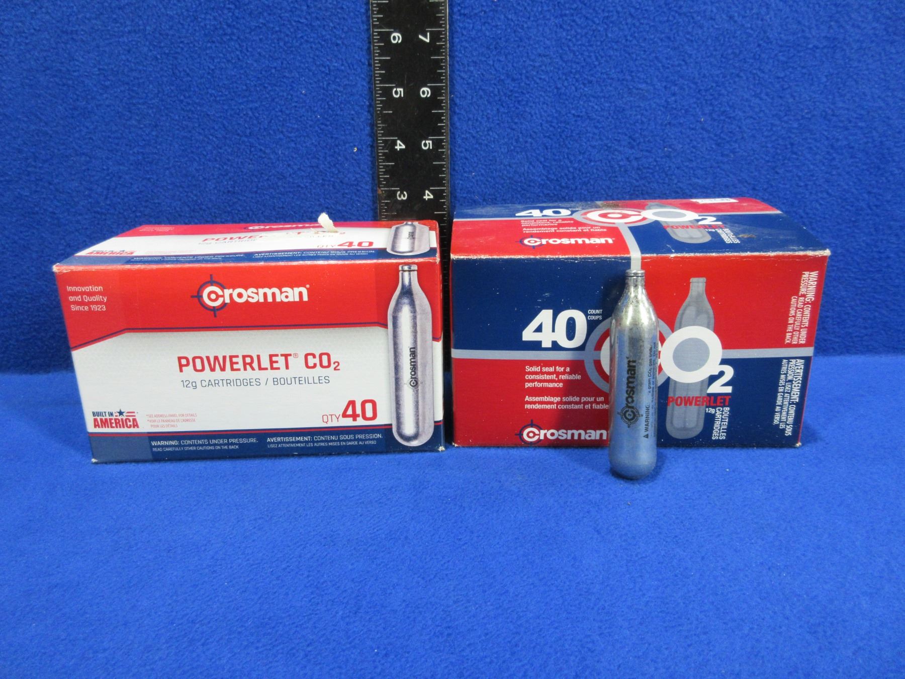 New - Crosman CO2 Powerlet 12 Gram Cartridges