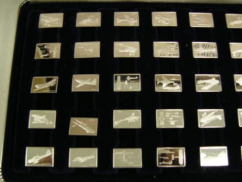 The Great Airplane Sterling Silver Miniature Collection - 50 sterling ...
