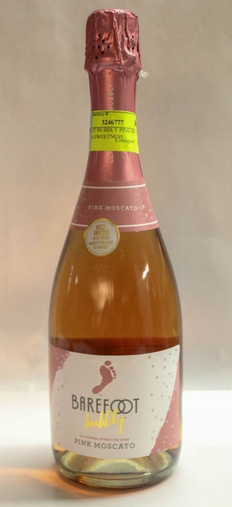BAREFOOT BUBBLY PINK MOSCATO 750ML 8% SWEETNESS