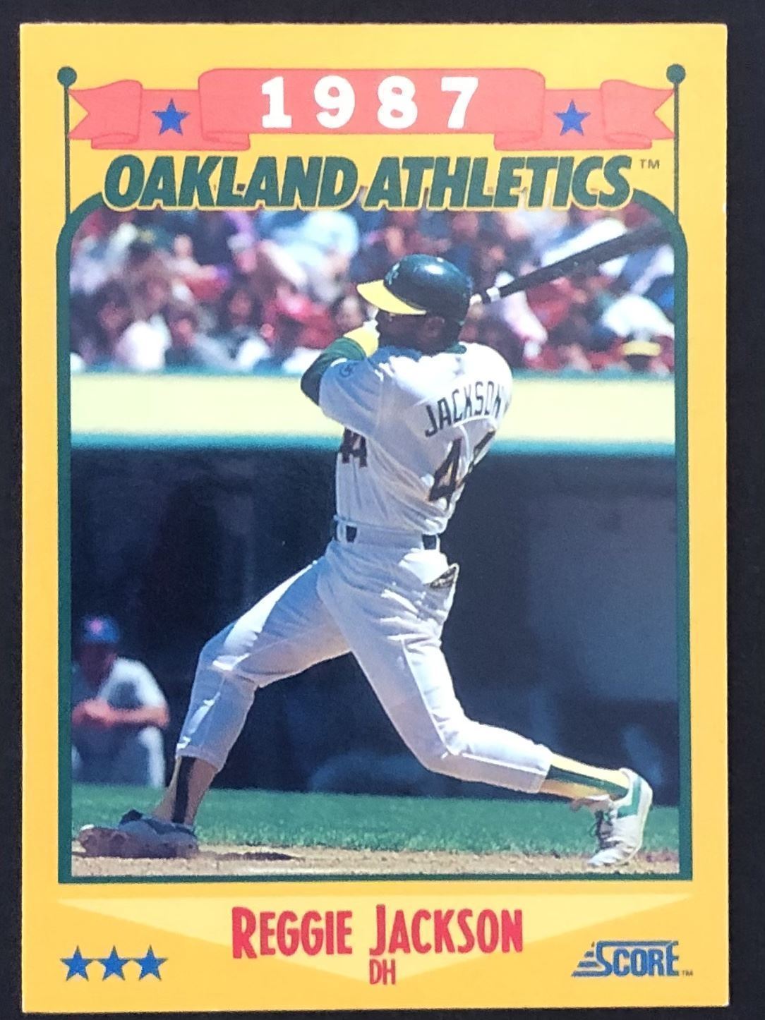 1988 SCORE REGGIE JACKSON (HOF)