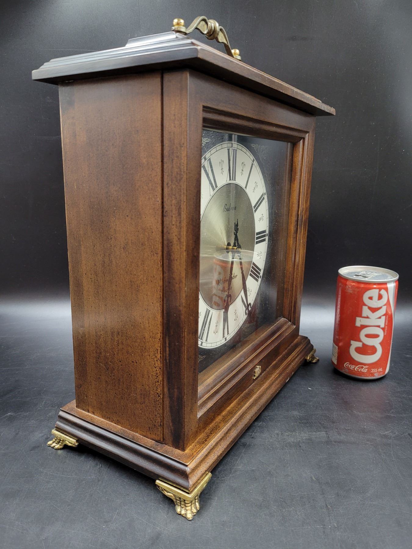 Vintage Bulova Westminster Chime Mantle Clock