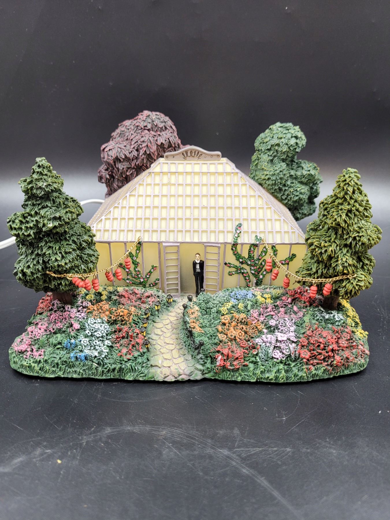 Thomas Kinkade Hawthorne Village "Evening At The Greenhouse" Light Up ...