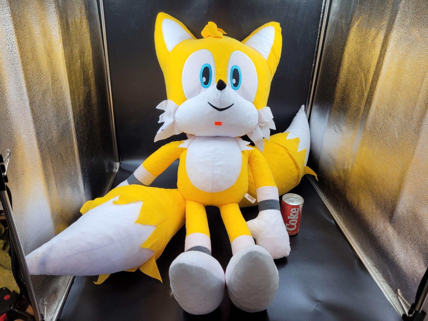 New Very Large Sonic The Hedgehog "Tails" Plush Toy