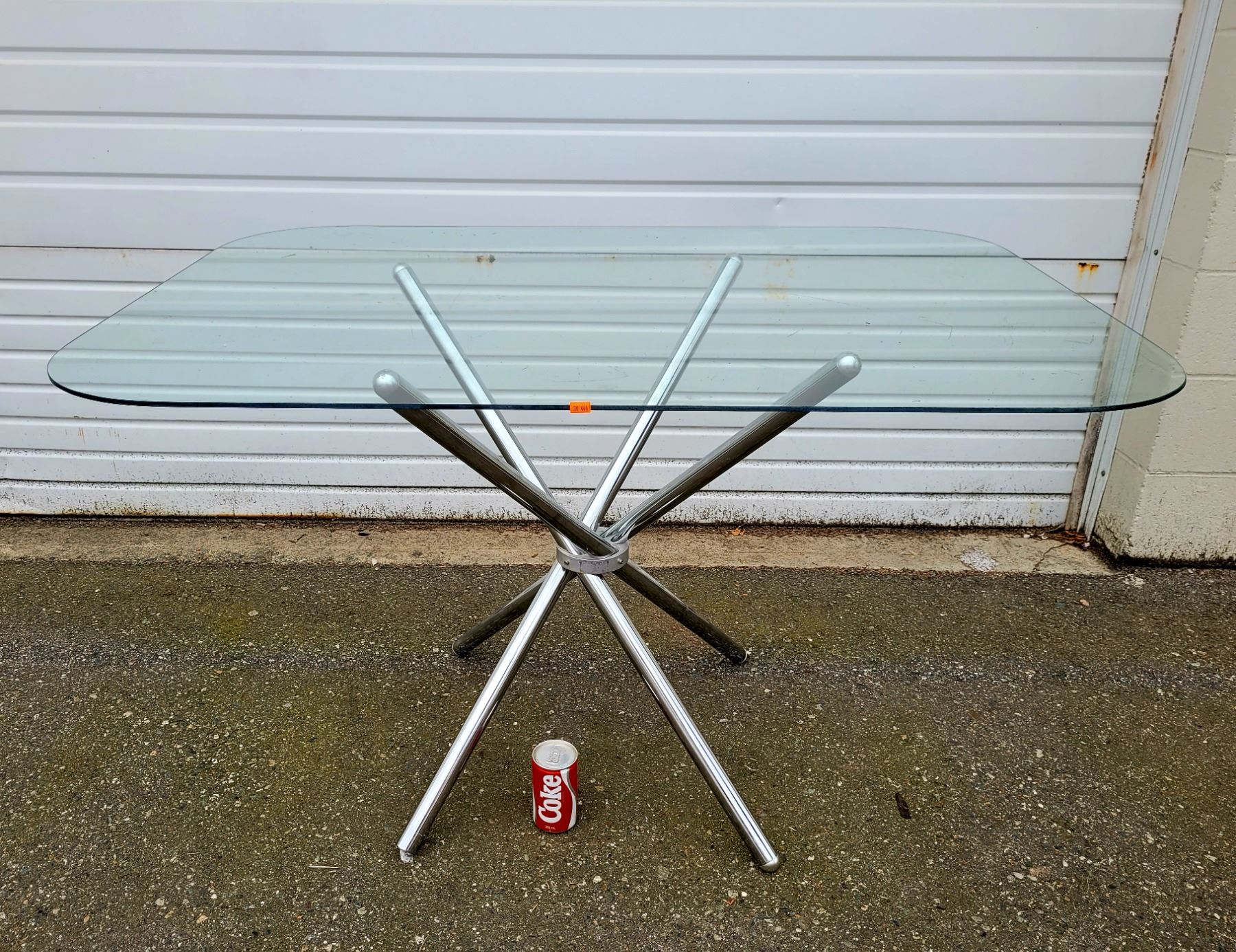 Indoor Glass Metal Table