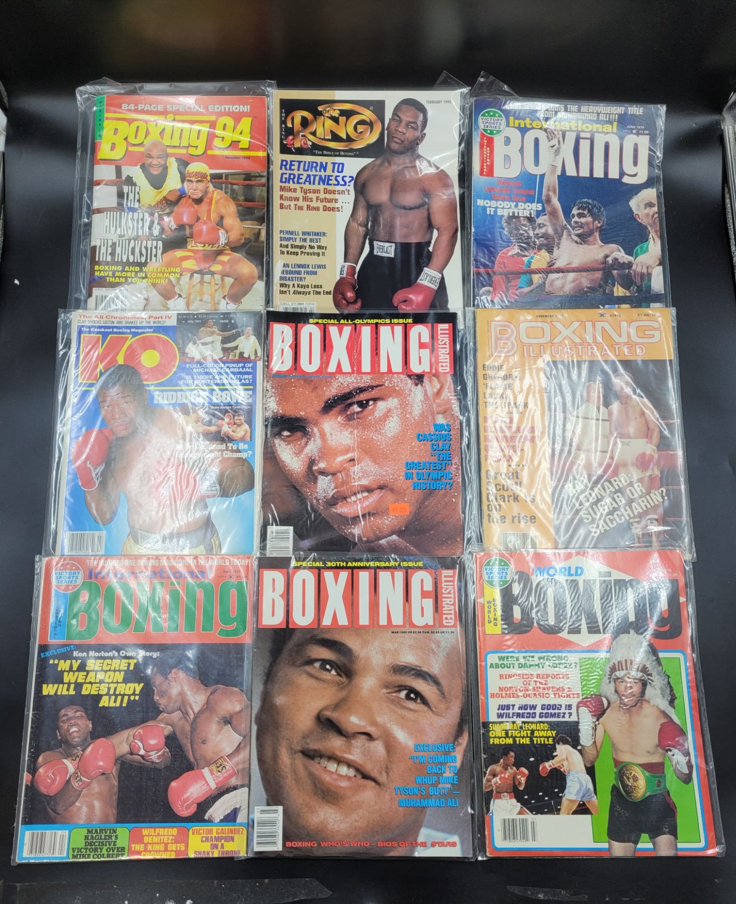 Vintage Boxing Magazines