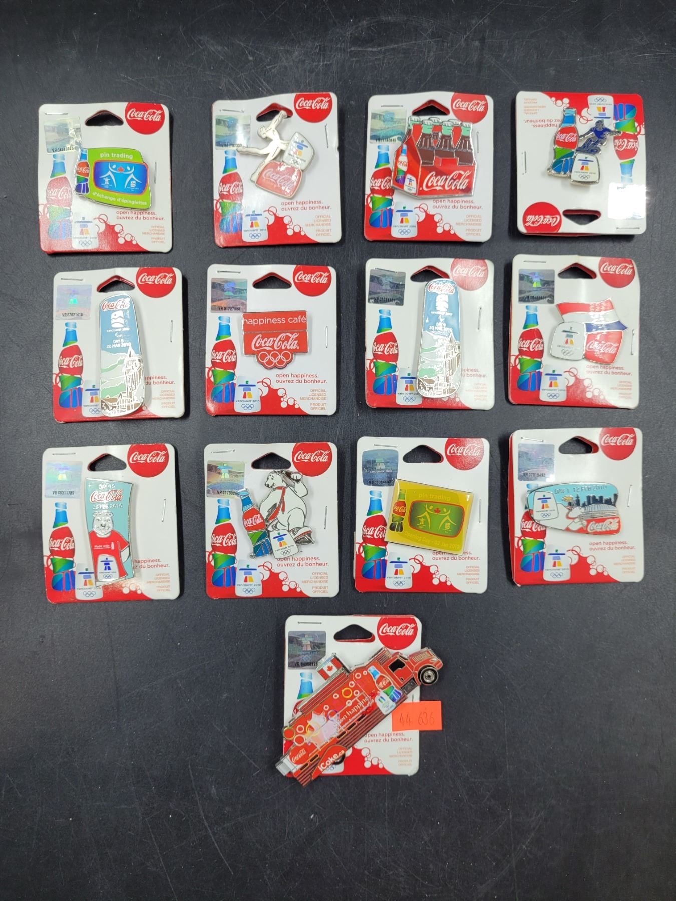 Olympic Coca-Cola Advertising Pins