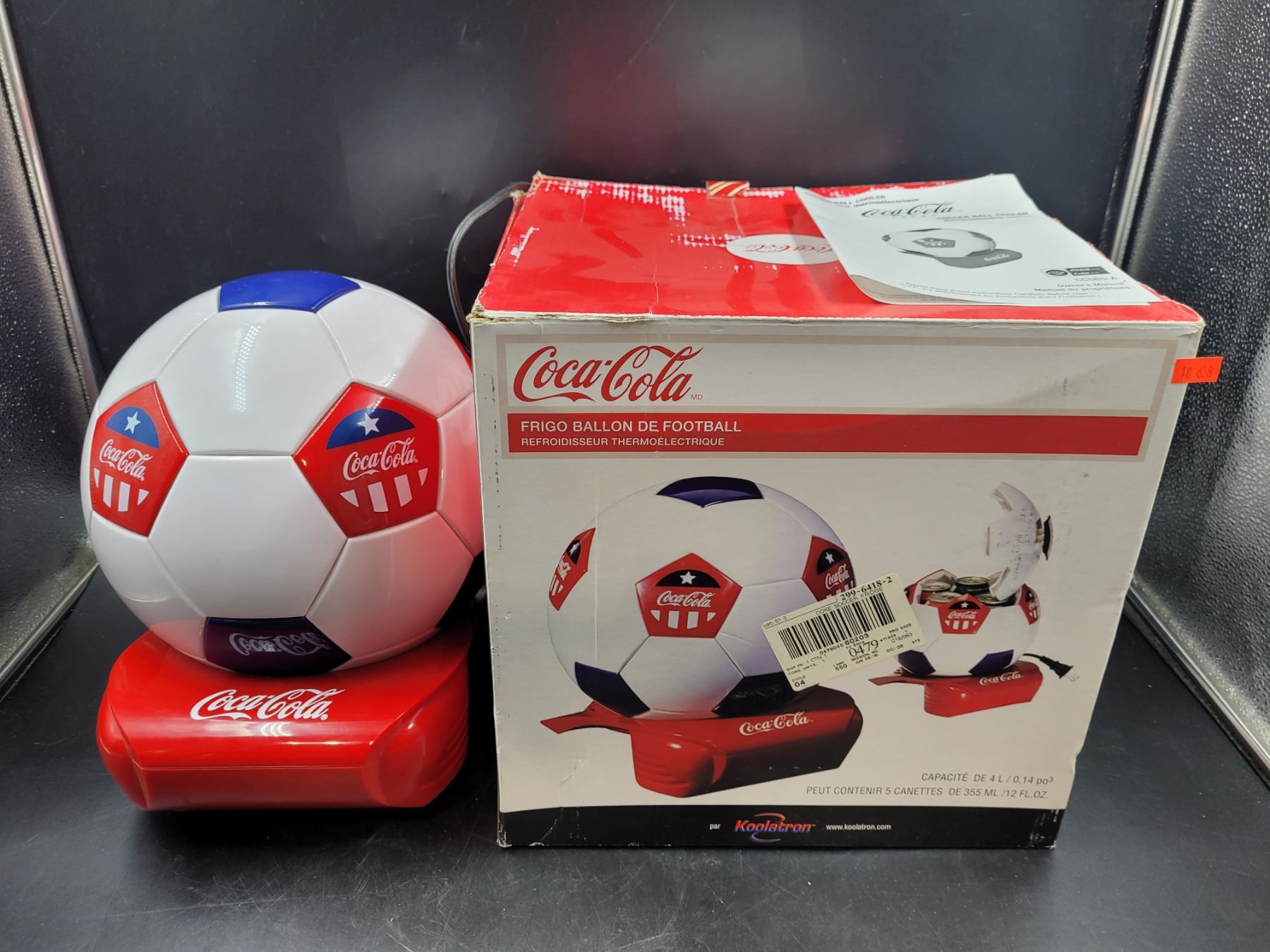Coca-Cola Soccer Ball Cooler
