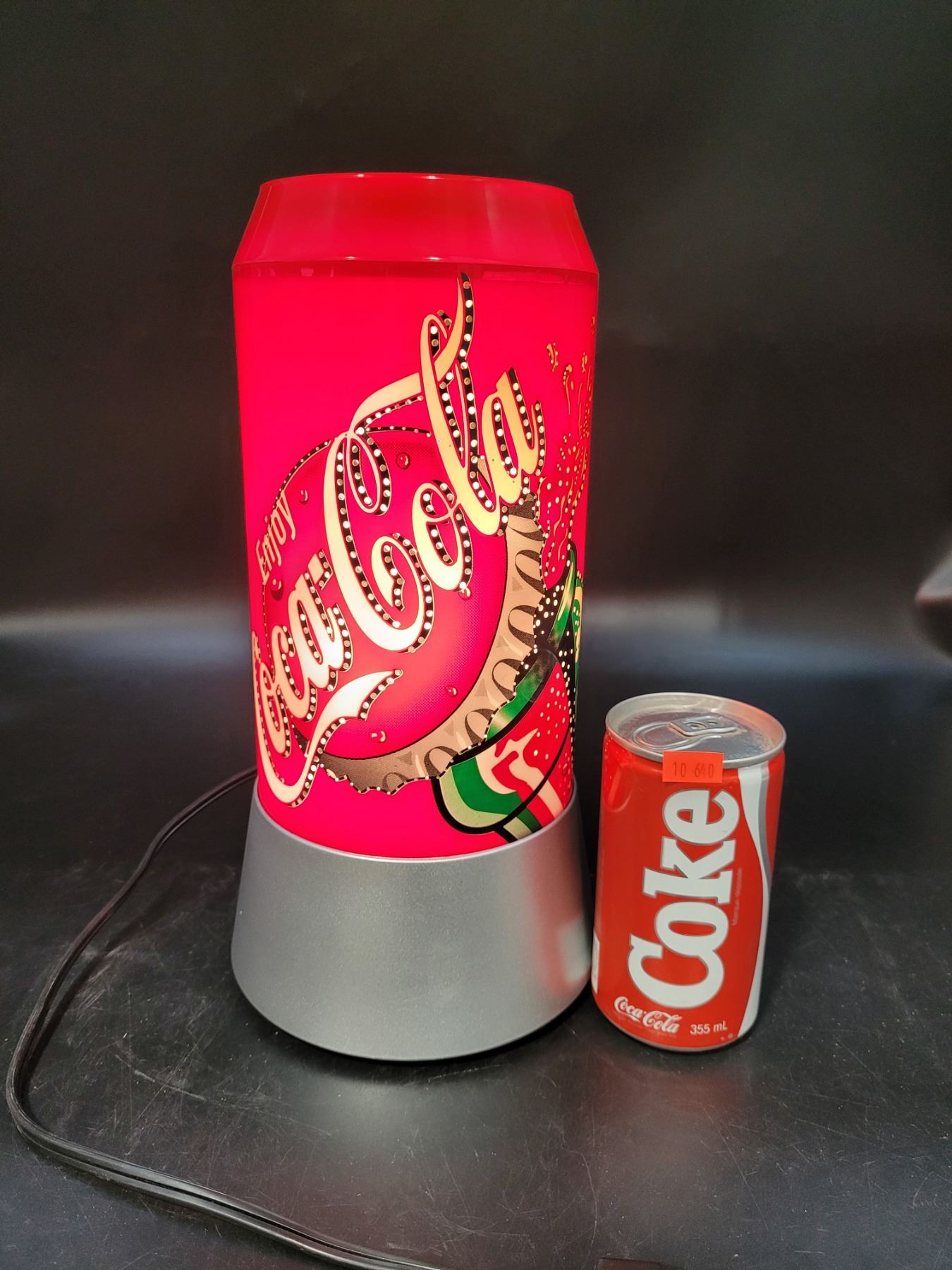 Coca-Cola Rotating Sparkling Lamp