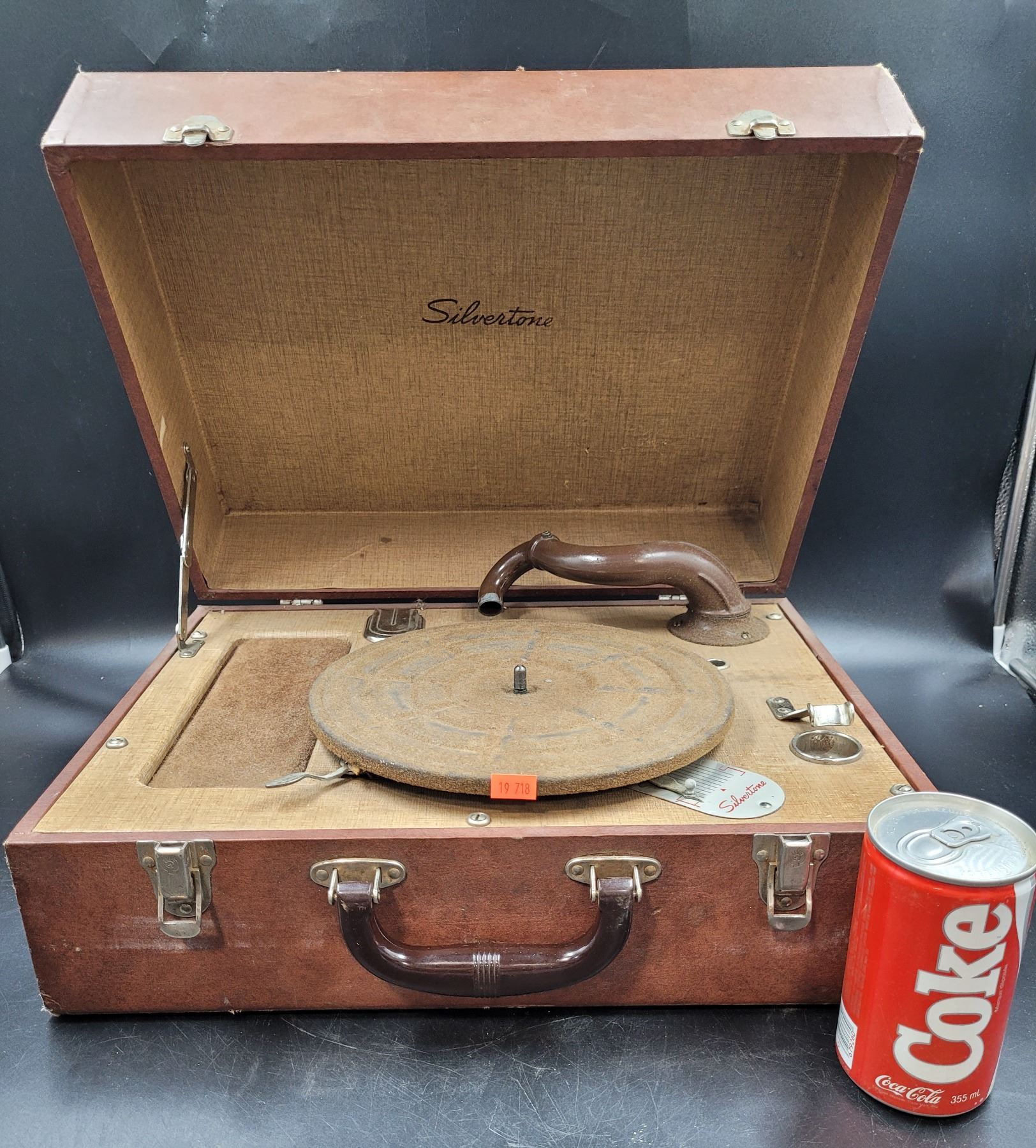 Silvertone Portable Record Player