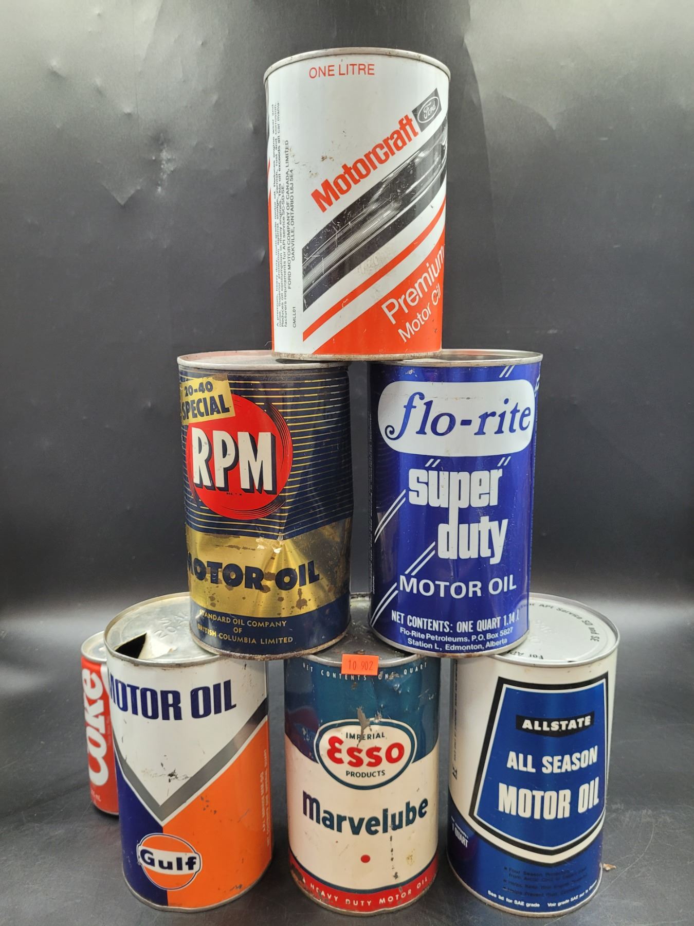 Vintage Motor Oil Cans