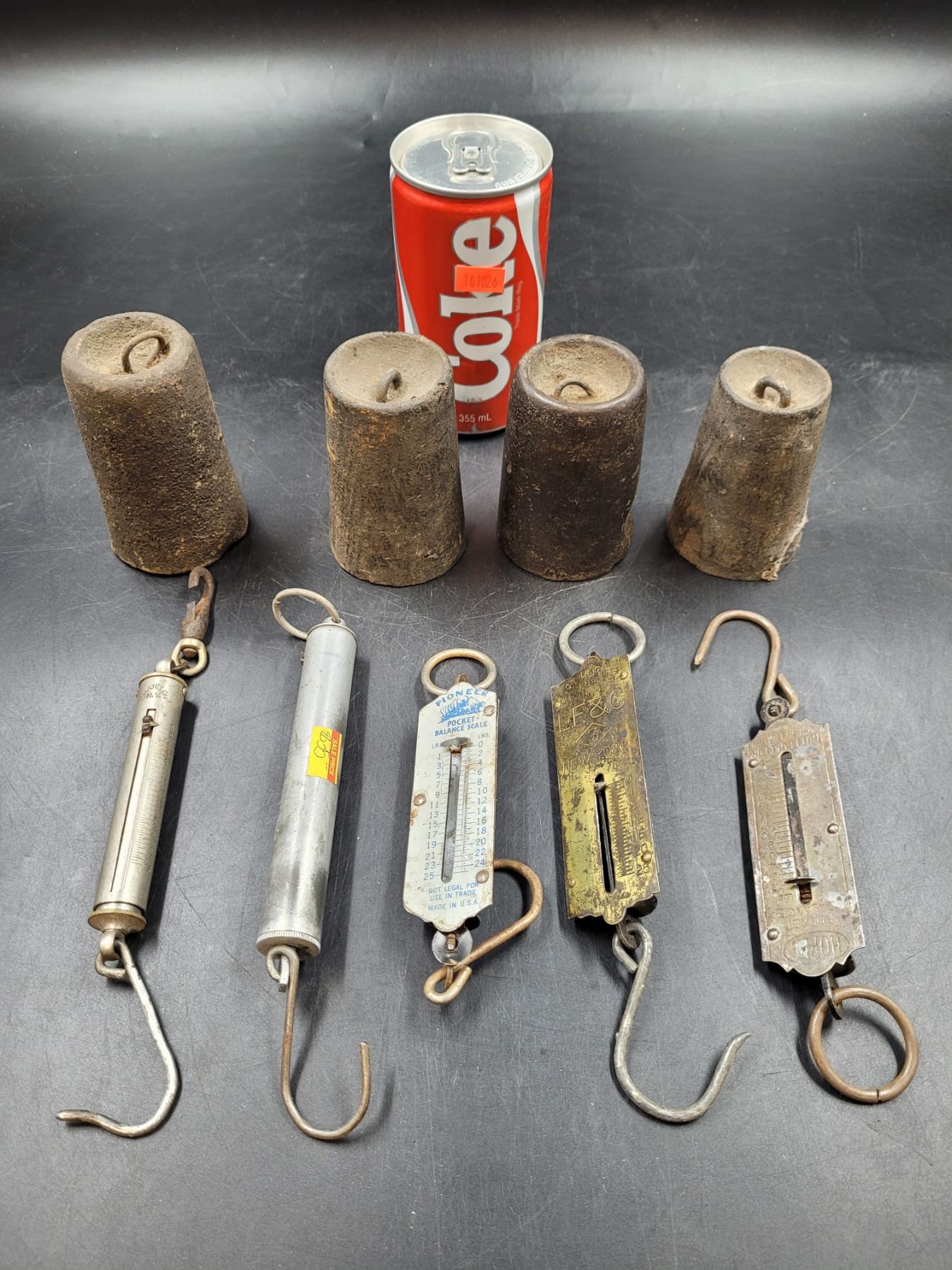 Vintage Spring Balance Scales and Weights