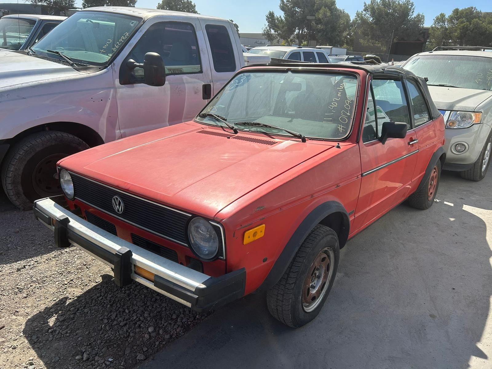 1984 Volkswagen CABRIOLET