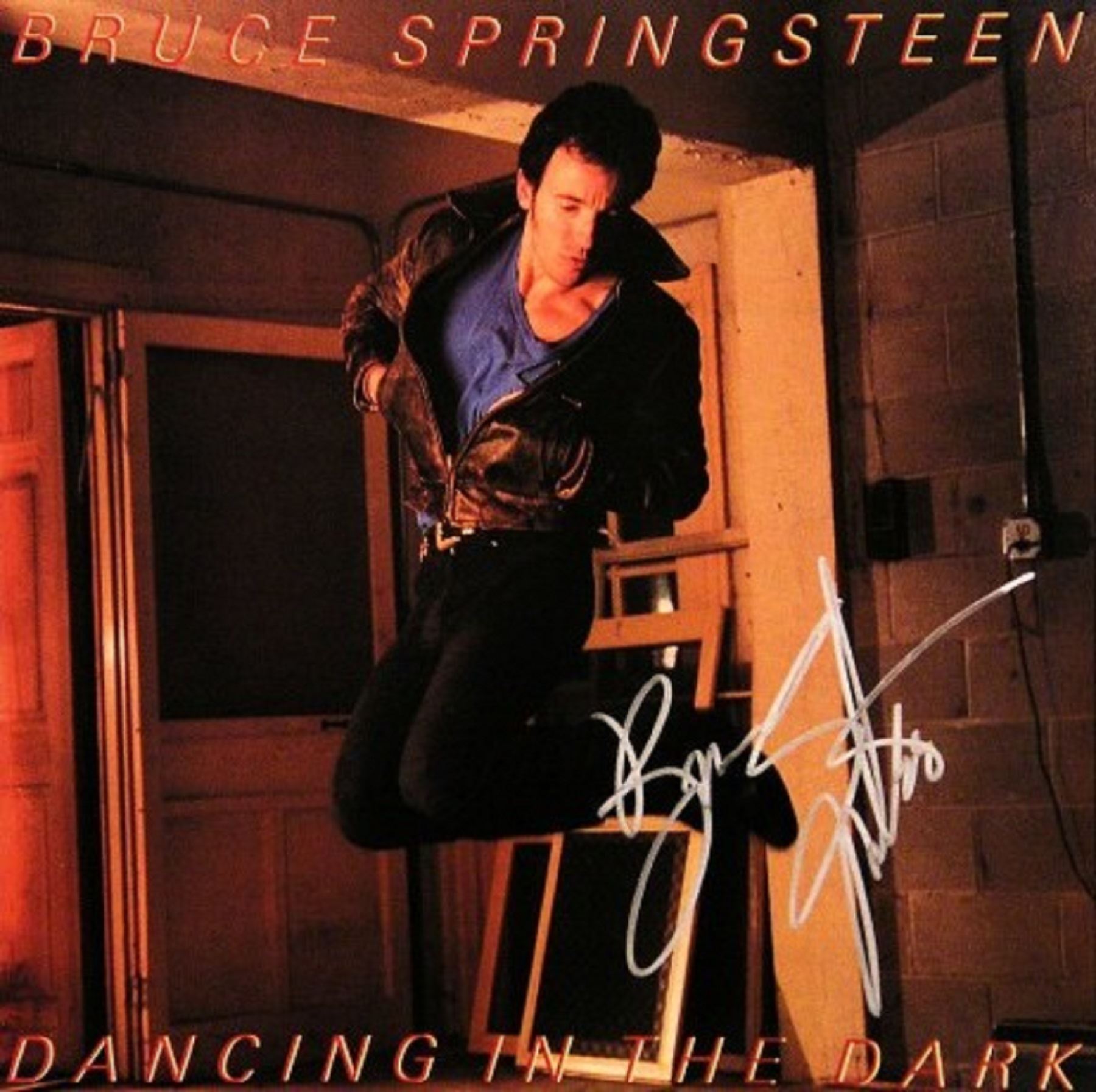 Bruce Springsteen 12 inch signed Dancing In The Dark single album
