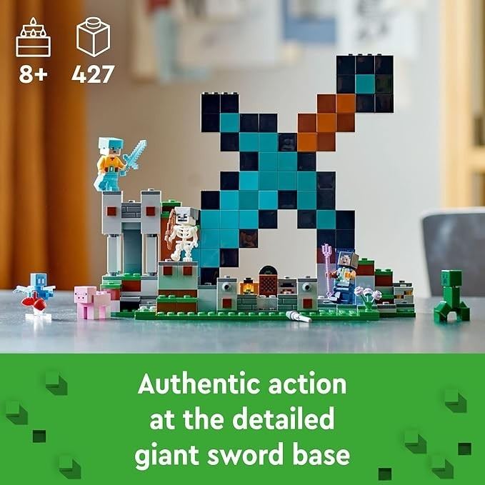 Lego Minecraft The Sword Outpost 21244 Building Toys - Featuring ...